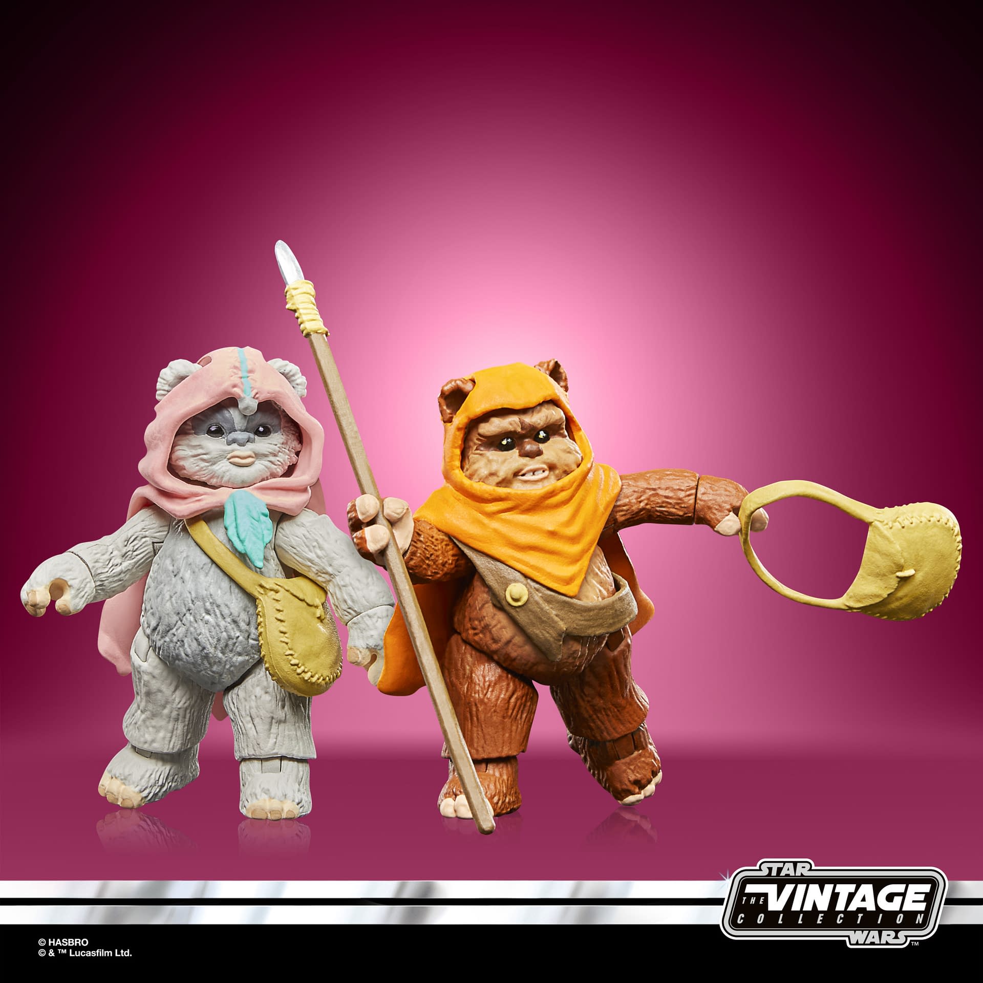 Hasbro Debuts Star Wars: Ewoks Animated Wickett and Kneesaa 2-Pack